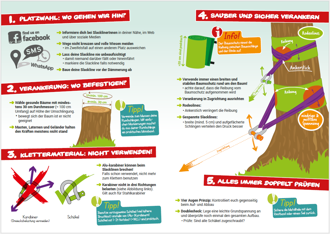 Slack Know-How - Tiroliners | Slacklinen in Tirol / Slackline Verein